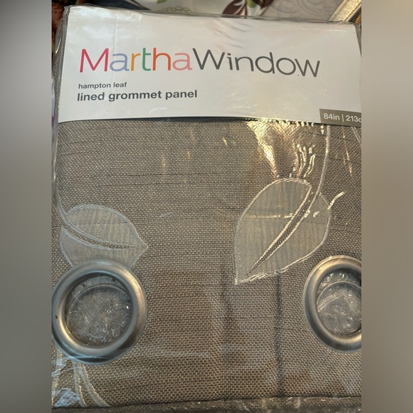 Martha Stewart | Accents | Martha Window Hampton Leaf Lined Grommet ...